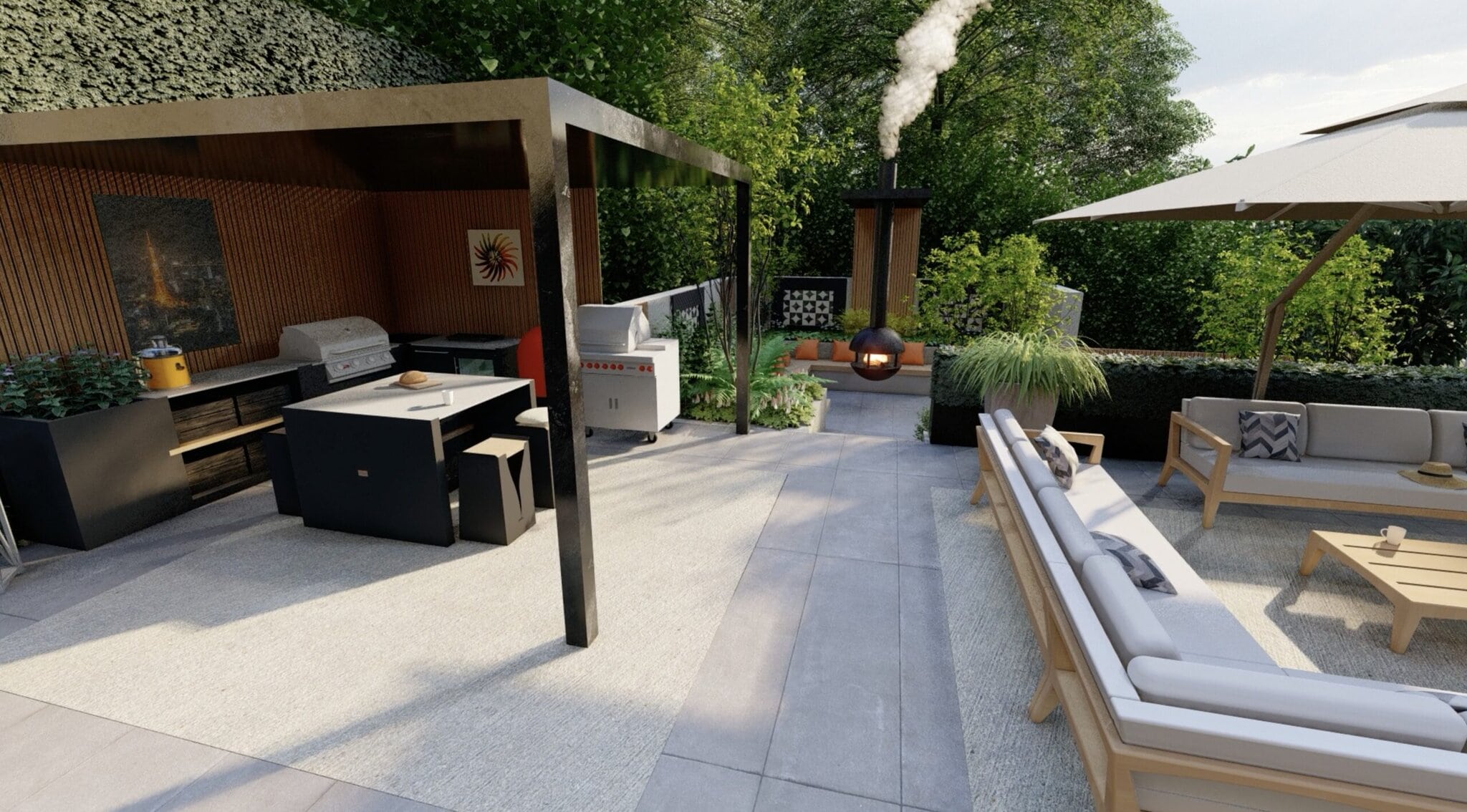 Landscaping & Garden Design by Location in Surrey & SE - PC Landscapes